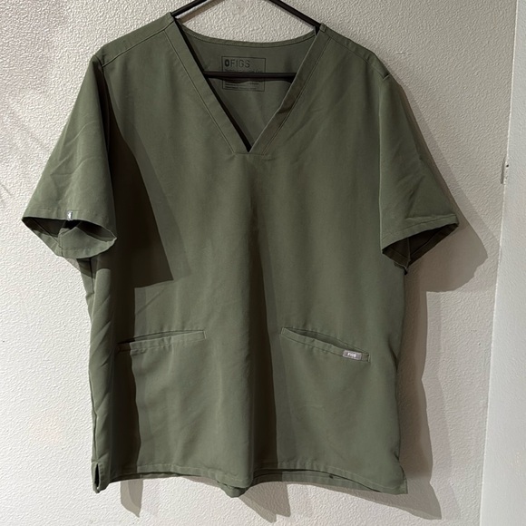 Figs | Tops | Figs Womens Scrub Top Xxl Po 375 Moss Green In Excellent ...